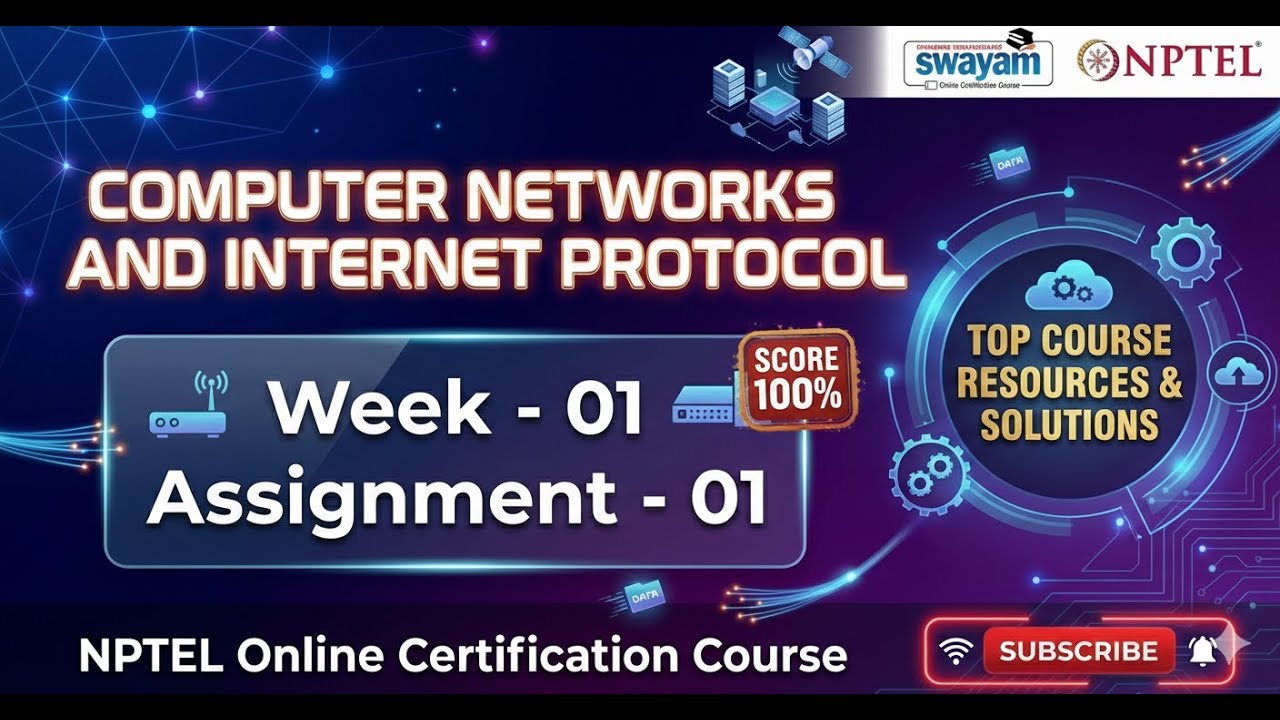Computer Networks And Internet Protocol | NPTEL | Week 1 Assignment 1 Solution | Jan-Apr 2026