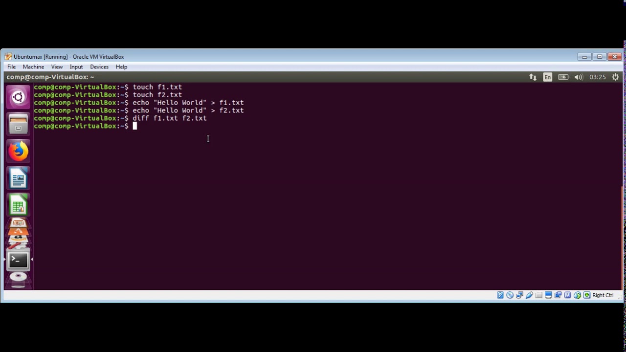 Linux diff command to find Differences in Files