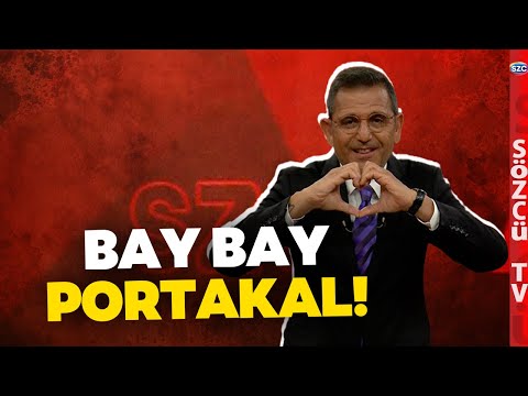 Fatih Portakal Sözcü TV'ye Bu Sözlerle Veda Etti! 'Ben Hakkımı Helal Ediyorum'