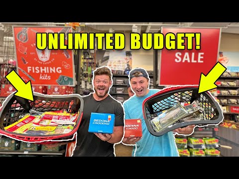 NO BUDGET Tackle Shopping At WORLD'S BIGGEST Fishing Store!
