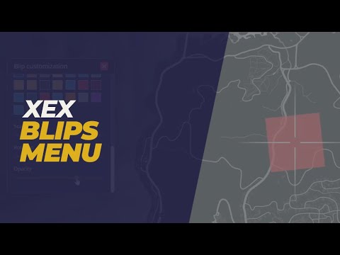 [ESX][QB] 🚀 XeX Blips Creator - Advanced blips manage with job ...