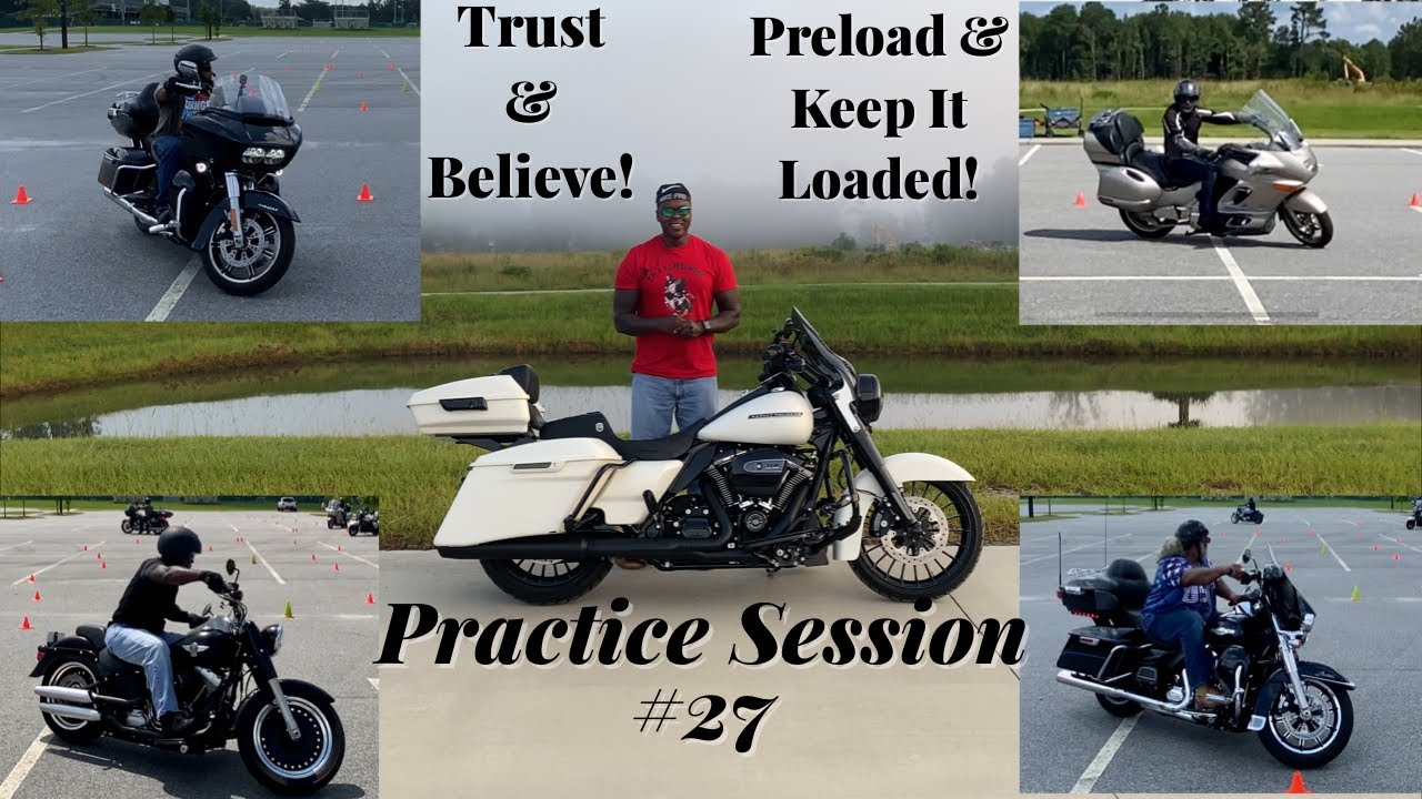 Practice Session #27 - Advanced Slow Speed Motorcycle Riding Skills