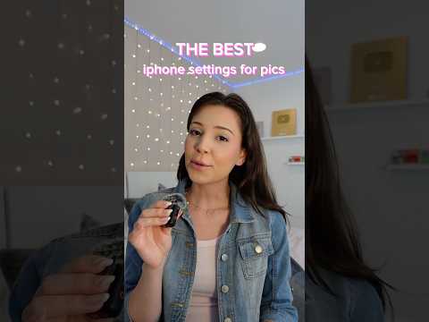 The best camera settings for your iPhone! #shorts #smartphone