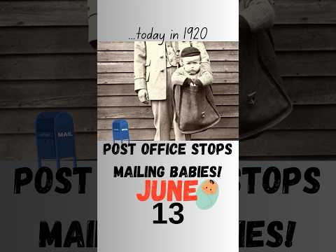 Post Office STOPS Delivering Babies Via US Mail! Today in History #shorts #short
