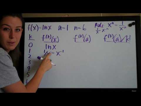 Taylor Polynomial Example 2 PART 1/2 (KristaKingMath)