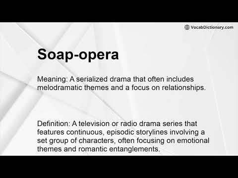 Soap-opera Meaning