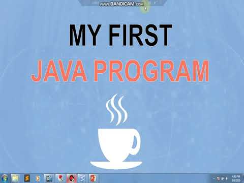 My First Program in Java (using JCreator Pro)