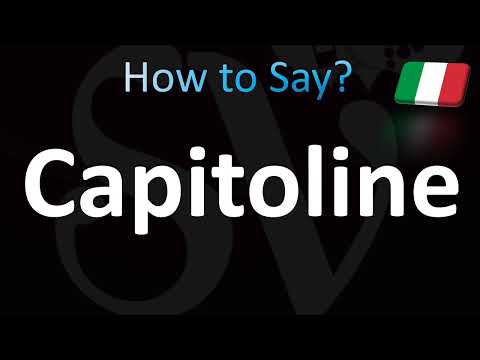 How to Pronounce ''Capitoline'' Museums Correctly! (Italian, Rome)