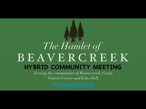 February 2024 - Community Meeting - The Hamlet of Beavercreek