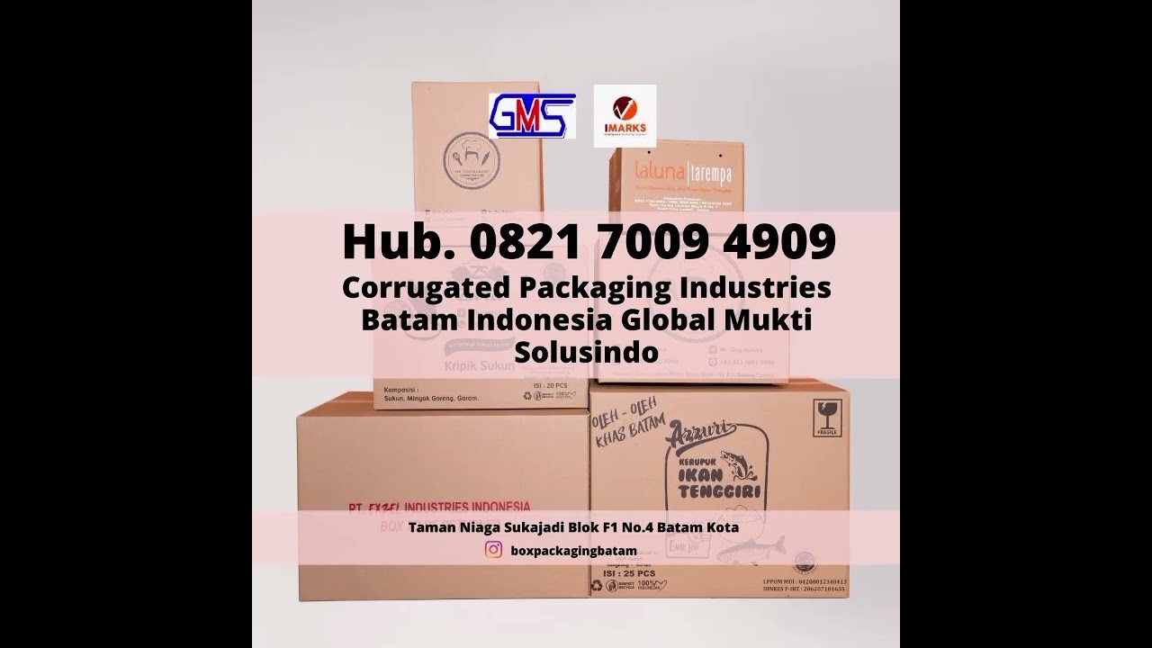 Hub. 0821 7009 4909, Jual Box Kardus Packing Terdekat Untuk Usaha Makanan di Batam