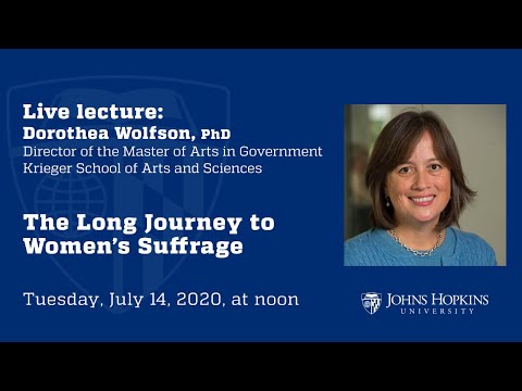 The Long Journey to Women’s Suffrage