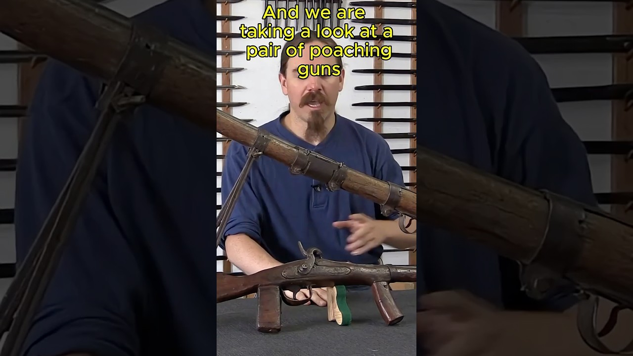 Confiscated Homemade Poachers' Guns from Zimbabwe