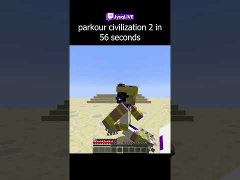 all of parkour civilization part 2 in 56 seconds
