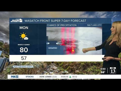 Utah Weather Authority | Stormy weather returns – September 14