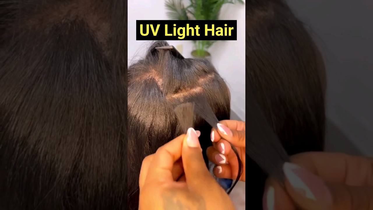 NO More Hair Weave, Get UV Light Hair Today! #uvhairlight #vlighthair