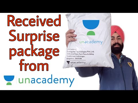 I received a surprise package from unacademy