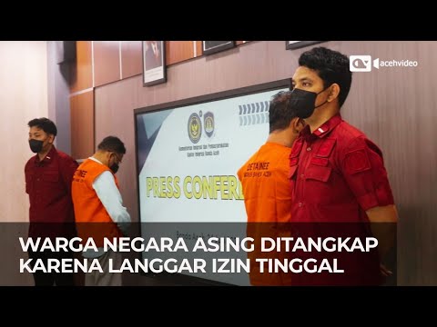 Imigrasi Banda Aceh Tangkap Dua WNA Karena Langgar Izin Tinggal