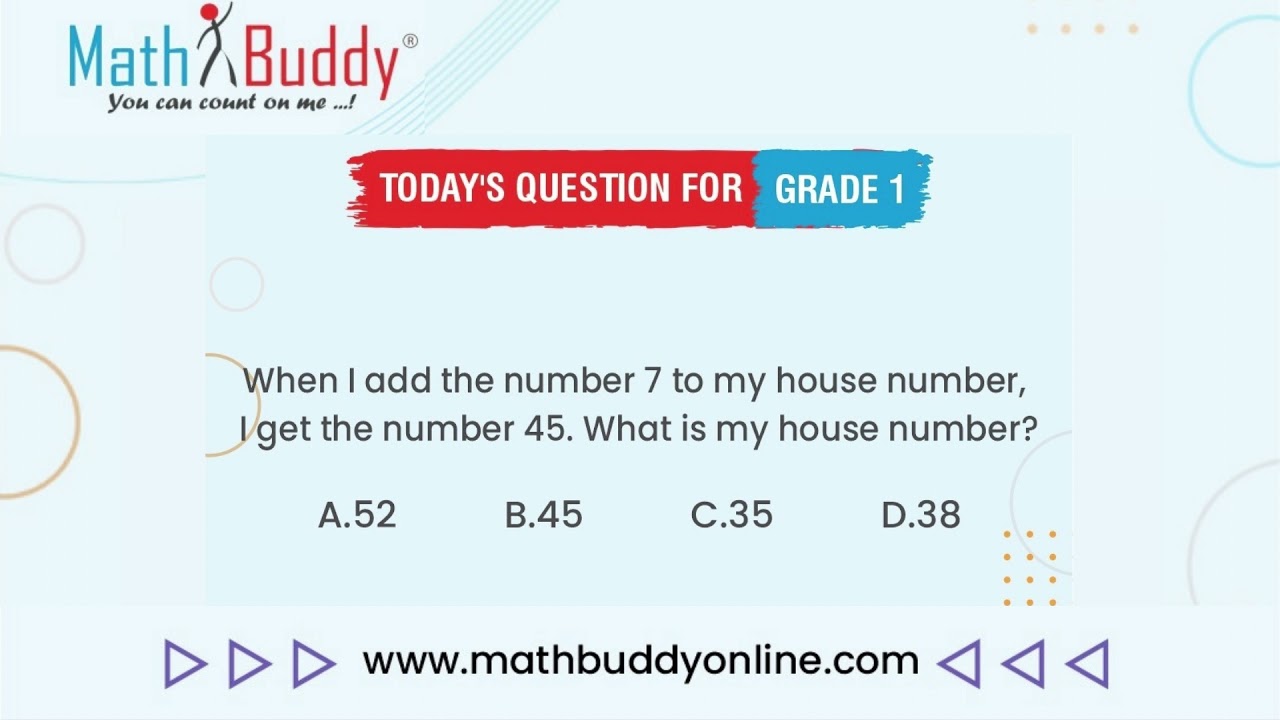 Math Practice Problem Grade 1 Question 252