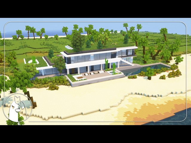Modern Beachside Mansion Minecraft Map