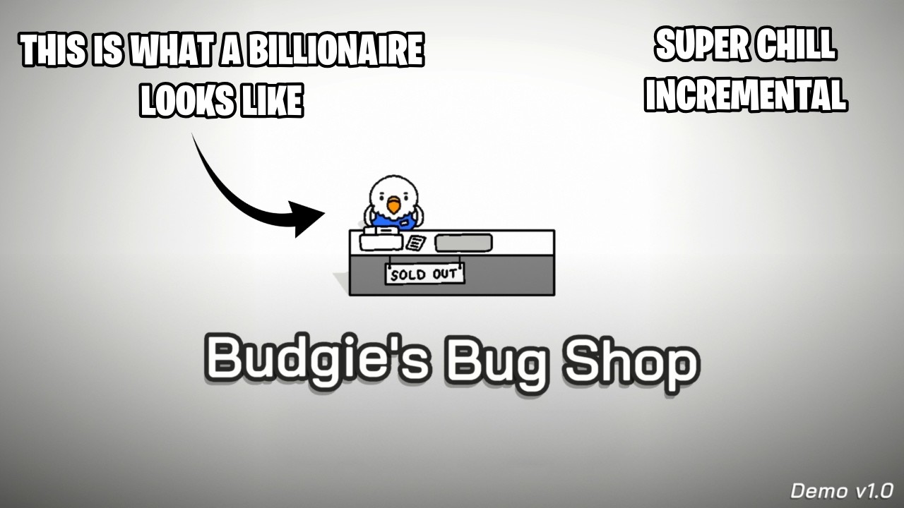 Making MILLIONS off of bugs in this incremental - Budgie's Bug Shop Demo