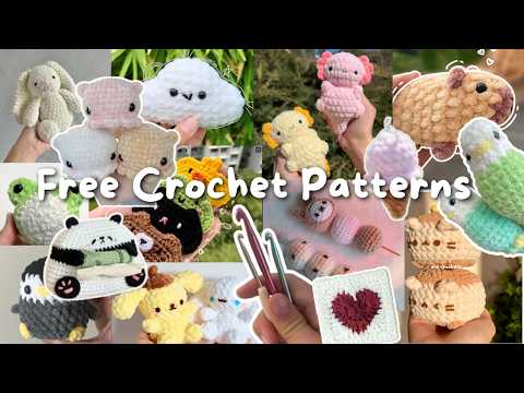 21 FREE CROCHET PATTERNS β‘ (tested + reviewed) | UNDER 1 HOUR | crochet projects and ideas