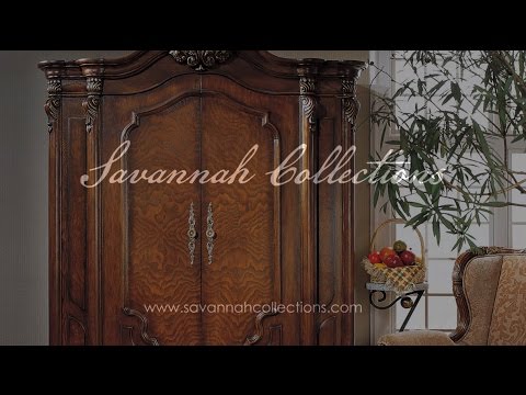 Spanish Furniture Armoire by Savannah Collections - Aico