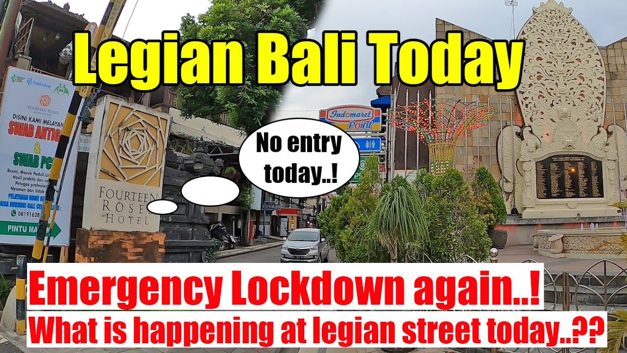 Legian Bali Situation Update 2022 | Bali Lockdown Level 3 | Bali Situation Update