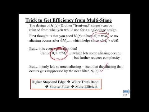 EECE 525 DASP: I DSP 6 Sample Rate Conversion Multistage Methods
