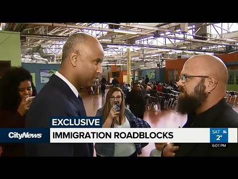 Hamilton man confronts immigration minister in effort to bring stateless girl to Canada