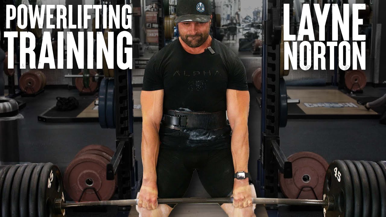 Layne Norton Powerlifting Training | Deadlifts & Bench Press | Biolayne