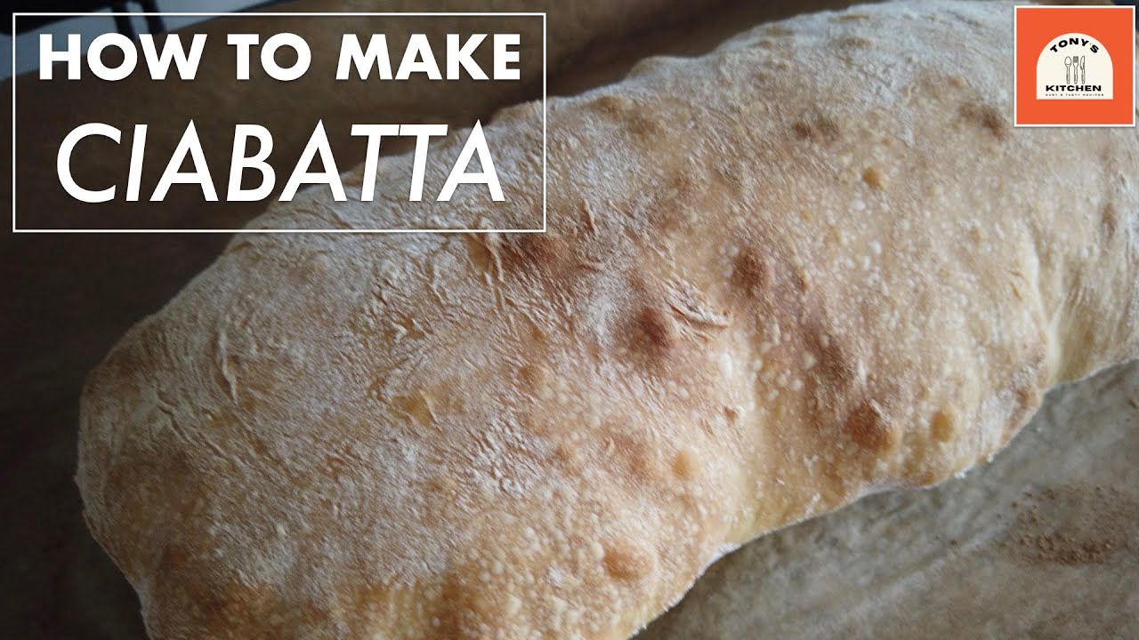 How to Make CIABATTA / Rustic Italian Bread / Homemade and No-Knead