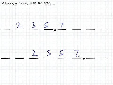 The Grandpa Project -- Multiplying or Dividing by 10, 100, 1000, ... , etc.