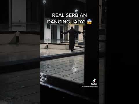 I found REAL Serbian Dancing Lady! ☠️ #viral #serbiandancinglady #serbianlady #scary #shorts