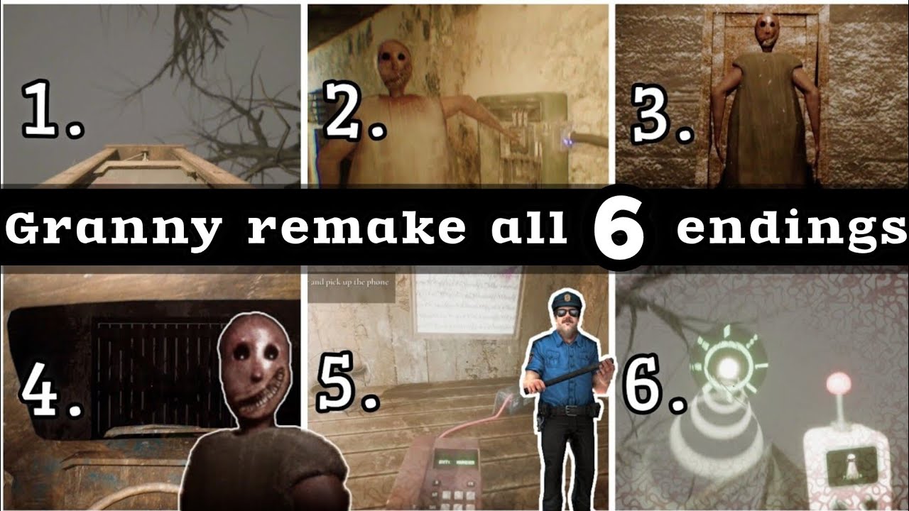 Granny Remake all 6 endings