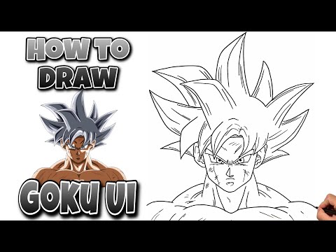 How To Draw Goku Ultra Instinct | Dragon Ball Super #gokuultrainstinct #drawing