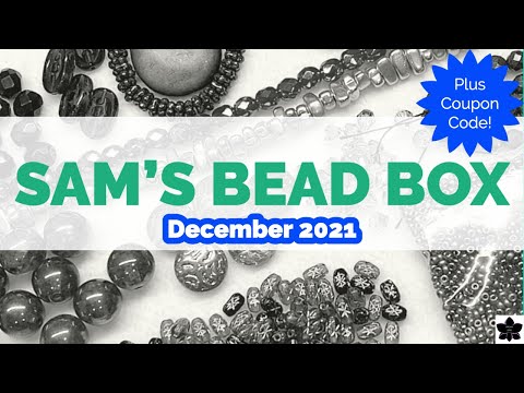 Sam's Bead Box Subscription December 2021