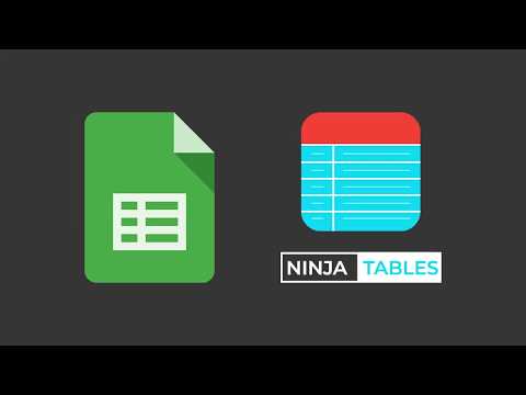 Integrate Google Sheets with WordPress Table Plugin