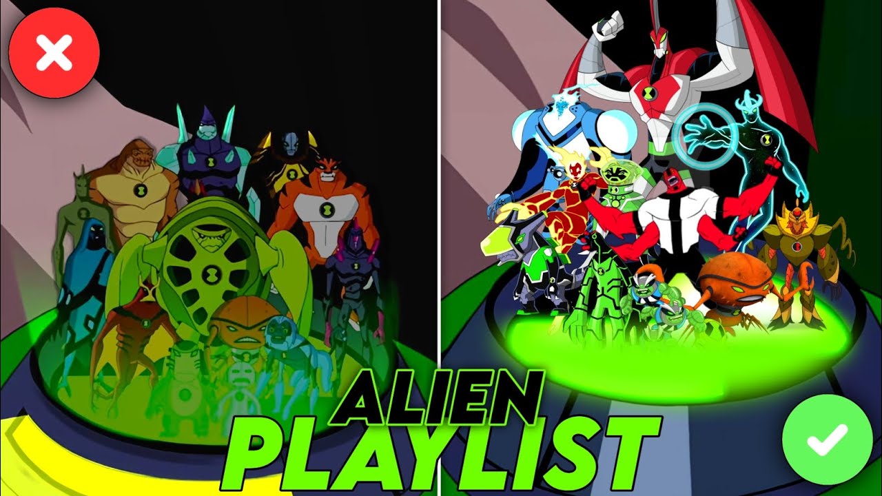Customize Omnitrix aliens playlist | Ben 10 | UB Crash