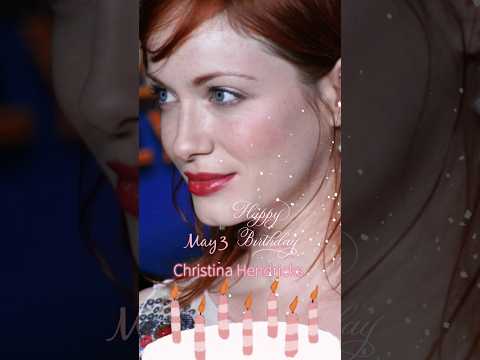 Happy 48th Birthday Christina Hendricks 🎉 May 3rd #celebritybirthday #shorts #madmen #goodgirls