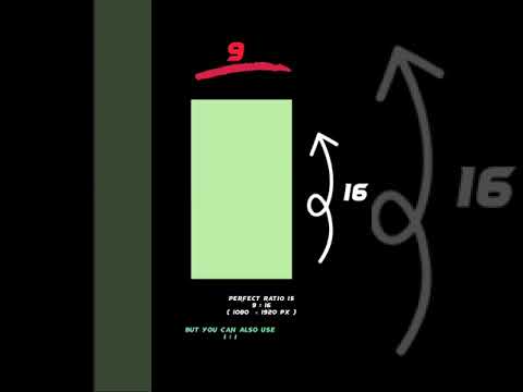 Ratio for tik tok videos , tik tok video size #shorts