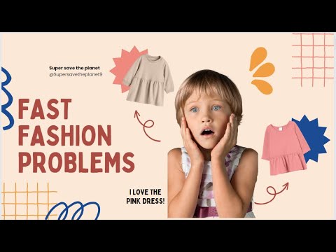 The Fast Fashion Problem| Kids Info |@Supersavetheplanet9
