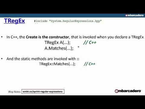Skill Sprint: C++ Regular Expressions and TRegEx - Al Mannarino