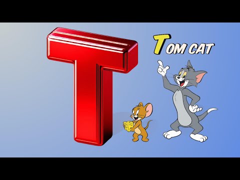 Interactive ABC Learning for Toddlers | Letter T Fun with Tom the Cat & AmE Pronunciation