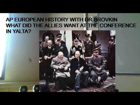 What Was Decided at the Conference in Yalta: February 1945?
