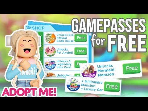 How to get GAMEPASSES for *FREE* in Adopt Me! 🥳 | ROBLOX