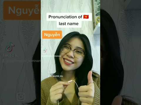How to pronounce #Vietnamese last names? #vietmaster #learnvietnamese #shorts #shortsfeed