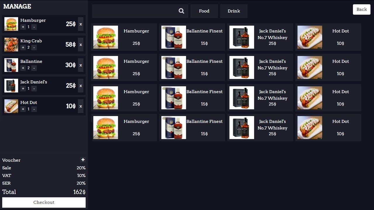 PHP & MYSQL - Restaurant Management System Source code download free