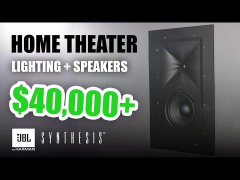 High End Theater Speaker and Lighting Installation ($40,000+)