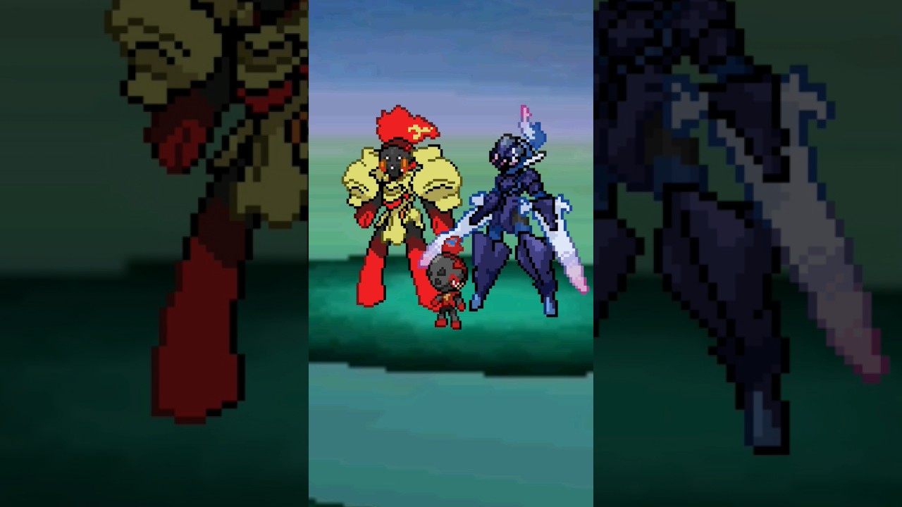 I REMADE Ceruledge/Armarouge In The Pokemon Gen 5 Style! #shorts