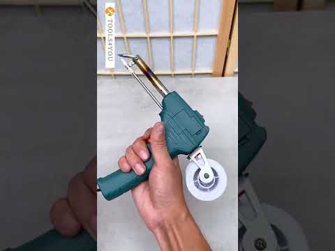 Soldering iron with automatic tin wire